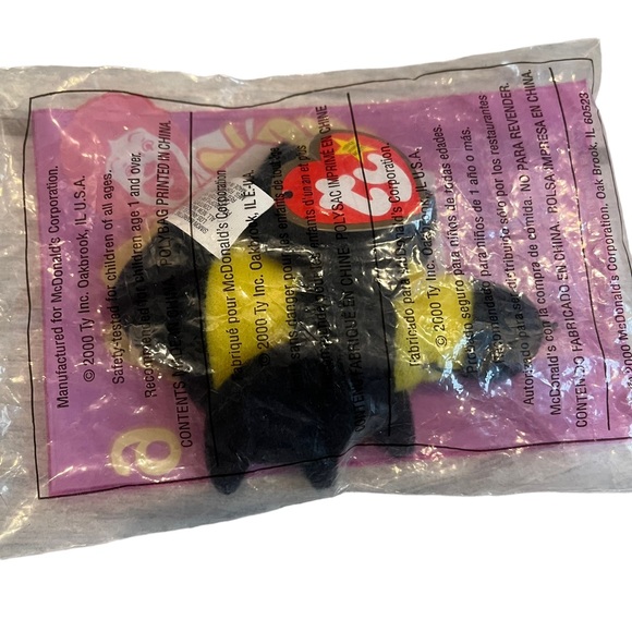 McDonald's | Toys | Vintage Bumble The Bee Ty Teenie Beanie Babies ...